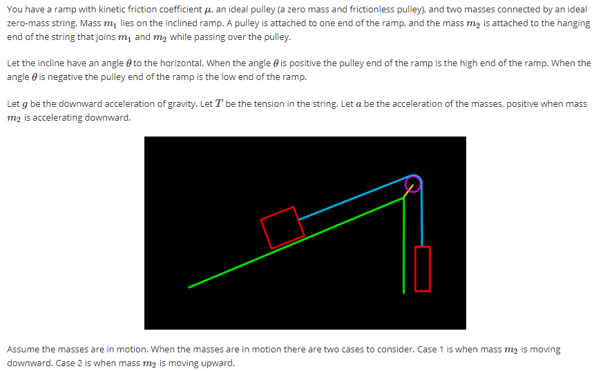 Solved You have a ramp with kinetic friction coefficient , | Chegg.com