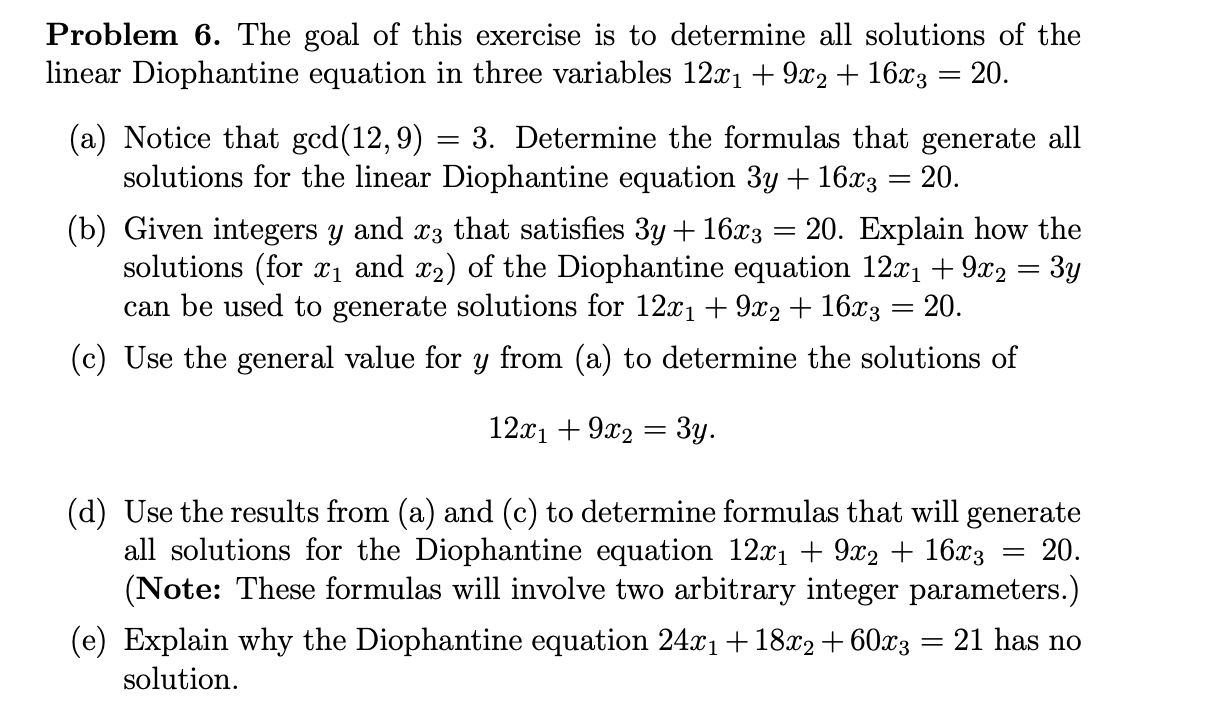 Solved Problem 6. The goal of this exercise is to determine | Chegg.com