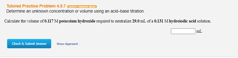 Solved Tutored Practice Problem 4.5.7 COUNTS TOWARDS GRADE | Chegg.com