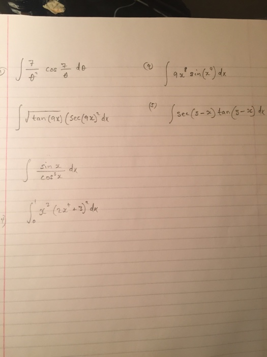Solved Integral 7/theta^n cos 7/theta d theta integral | Chegg.com