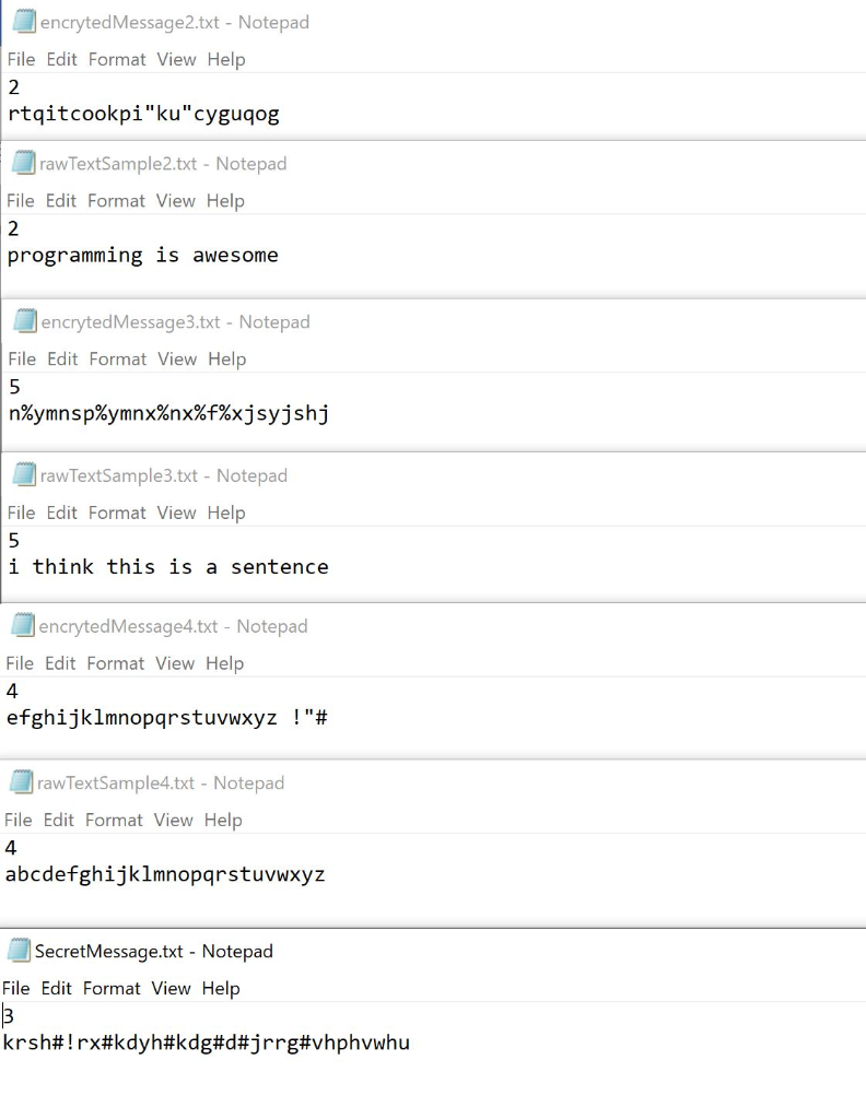 Help Me Find The Secret Message Description: This | Chegg.com
