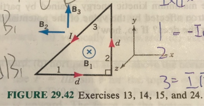 Solved consider the triangular current loop in fig 29.42. | Chegg.com