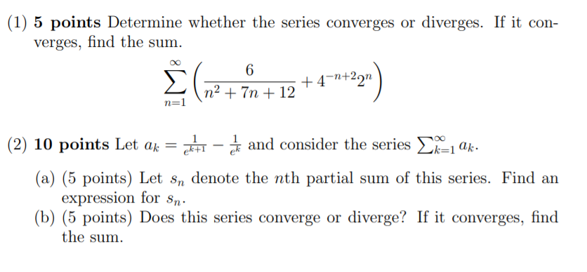 Solved show work and type of sequence test you did to get | Chegg.com