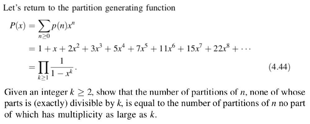 Solved Generating Functions problem: look for a | Chegg.com