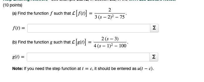 Solved (a) Find the function 𝑓 such that | Chegg.com
