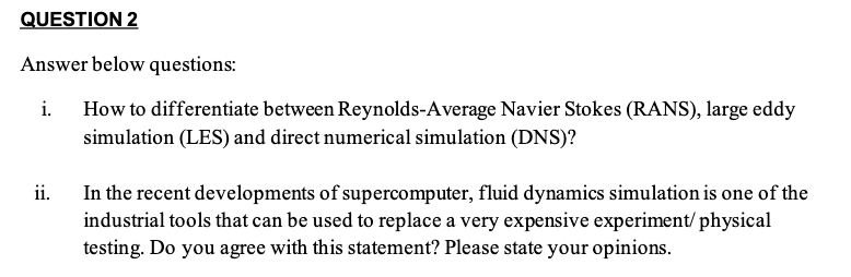 Solved QUESTION 2 Answer below questions: i. How to | Chegg.com
