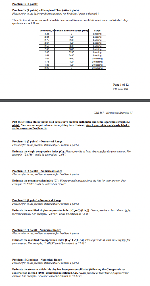 Solved Problem 1 (12 points) Problem 1a (4 points) - File | Chegg.com