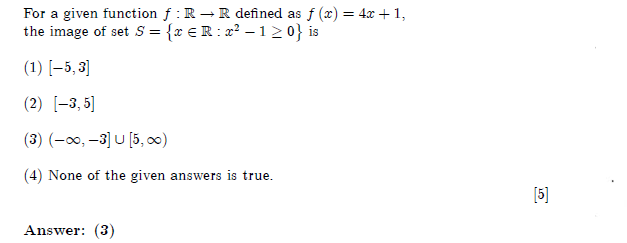 Solved For a given function f:R→R defined as f(x)=4x+1, the | Chegg.com