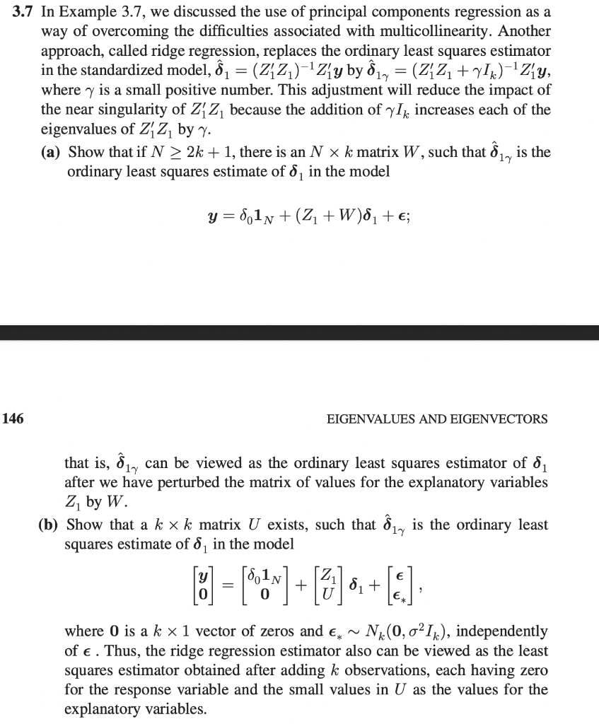 Solved Matrix Theory question. Any help is appreciated. For | Chegg.com