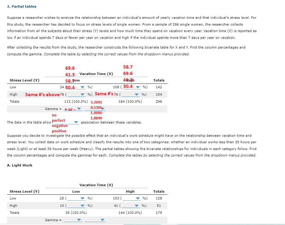 Solved 3. Partial tables Suppose a researcher wishes to | Chegg.com