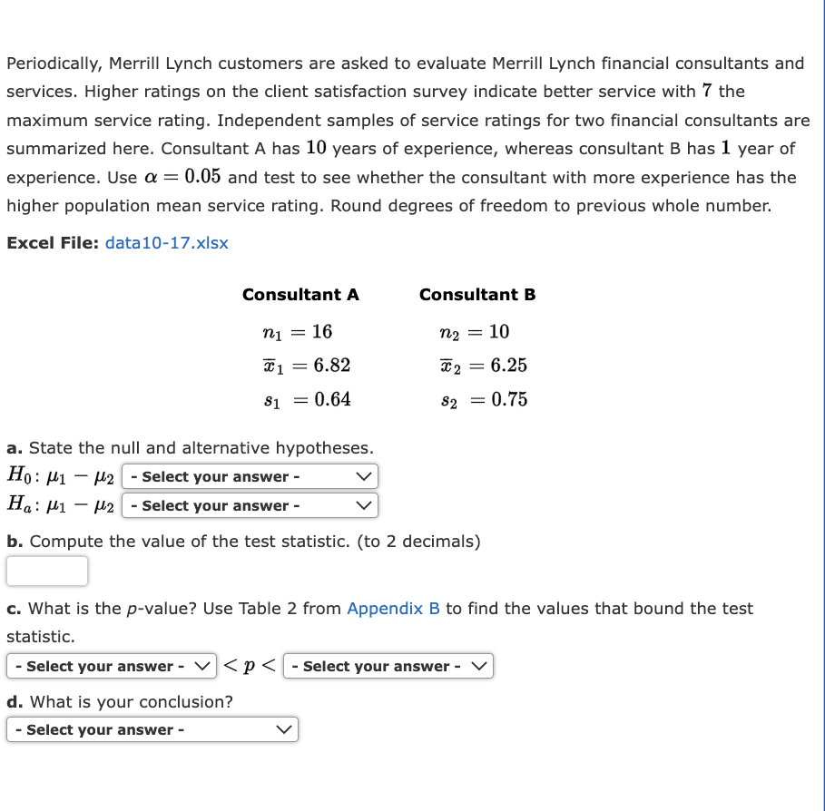 Solved Periodically, Merrill Lynch customers are asked to | Chegg.com