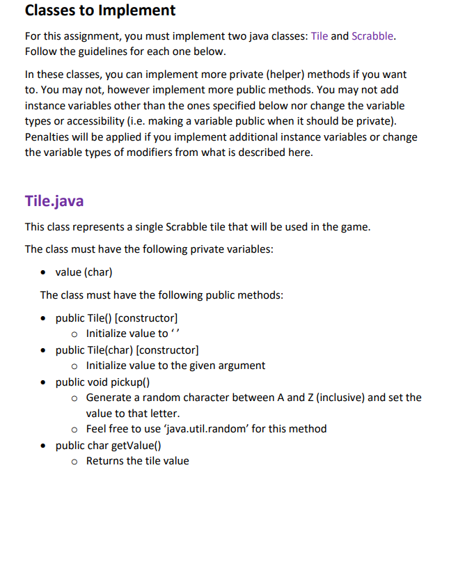 Solved (JAVA problem) Please READ the instructions CAREFULLY | Chegg.com