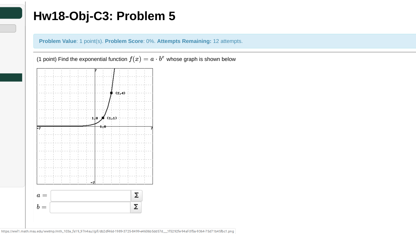 Solved Hw18 Obj C3 Problem 5 Problem Value 1 Points