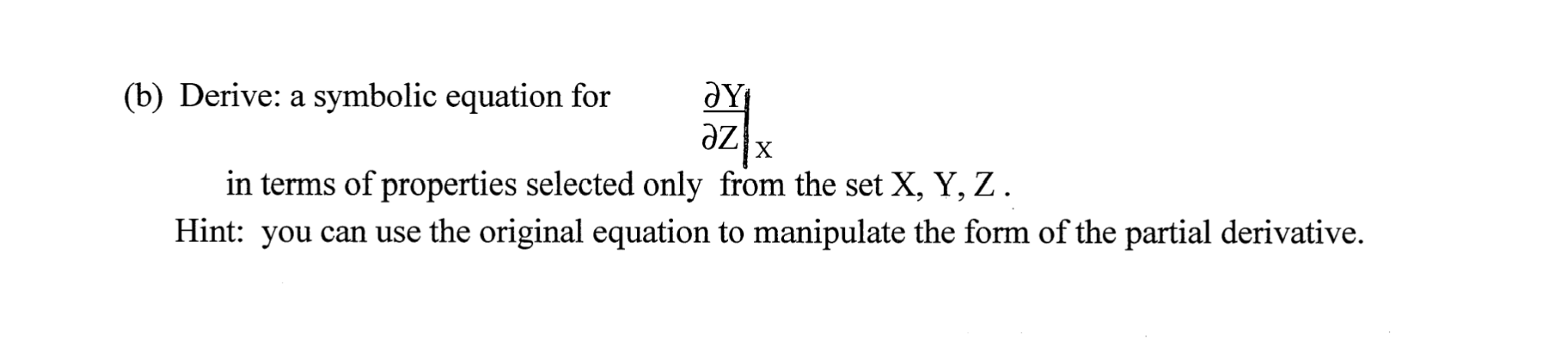 Solved 1) Consider an integrated equation of state with two | Chegg.com