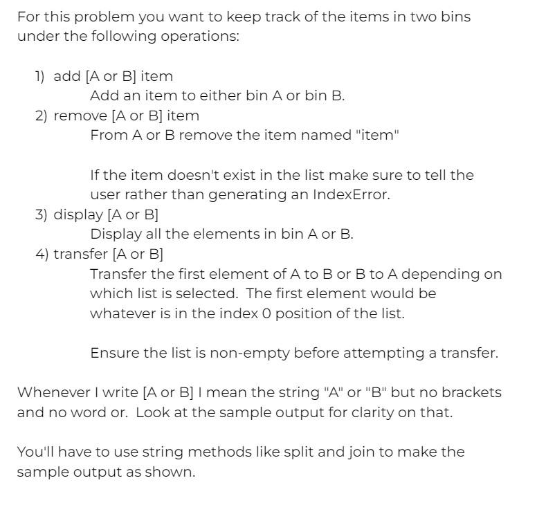 Solved Forbidden Built-ins/Methods/etc This is not a | Chegg.com