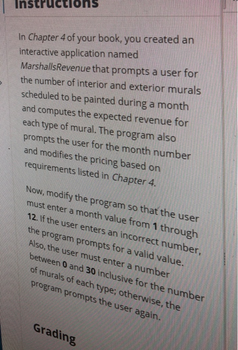 Solved nstructionS In Chapter 4 of your book, you created an | Chegg.com