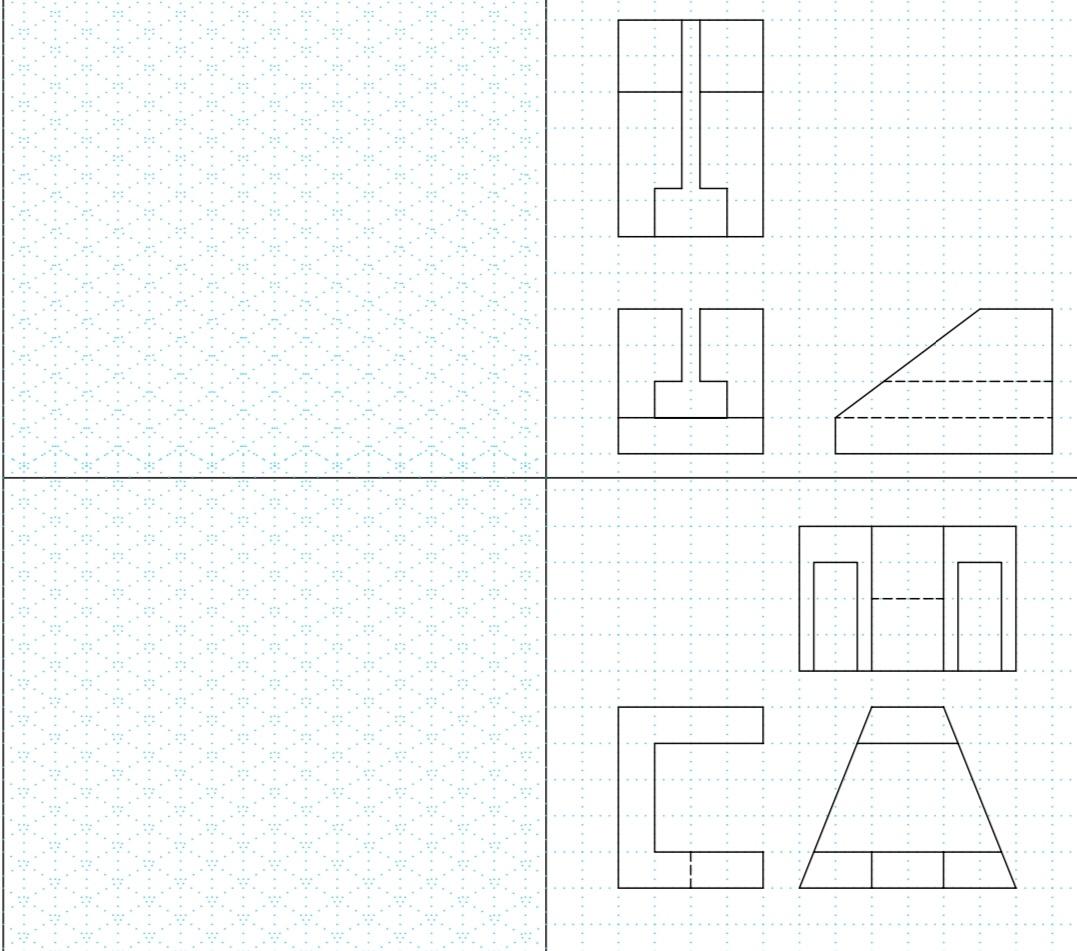 Solved Can you please help me draw these 2 isometrics? Thank | Chegg.com