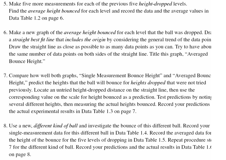 Solved Experiment 1: Graphing Introduction The purpose of | Chegg.com