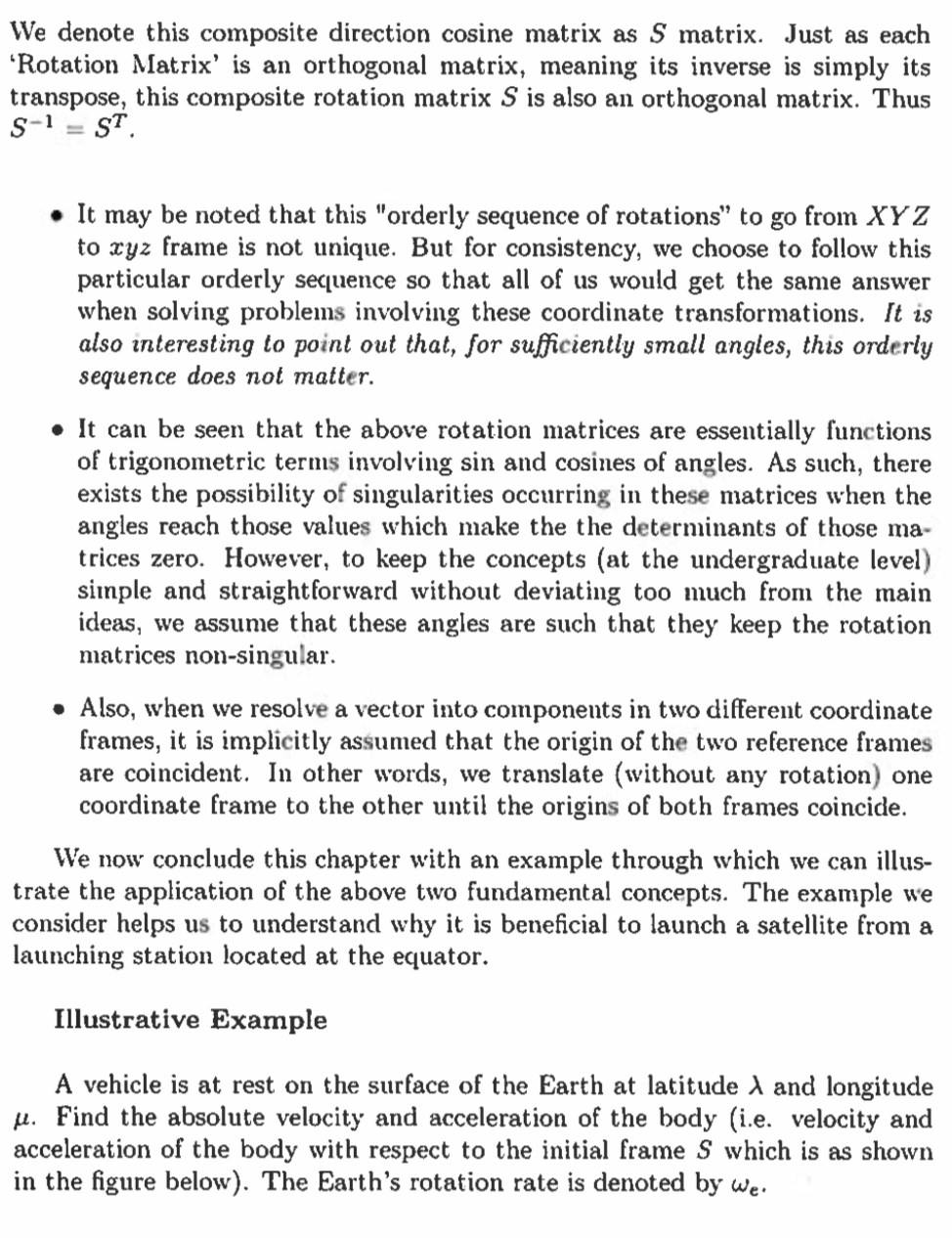 Exercise 2: Linearize the composite rotation matrix S | Chegg.com