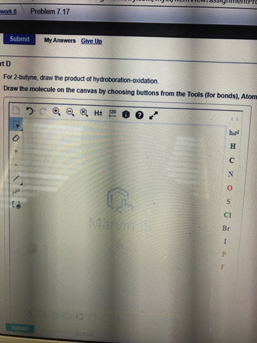 Solved Submit My Answers Give Up Correct t C For 2-butyne, | Chegg.com