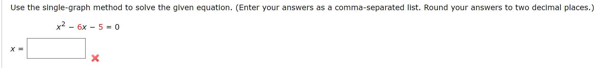Solved Use the single-graph method to solve the given | Chegg.com