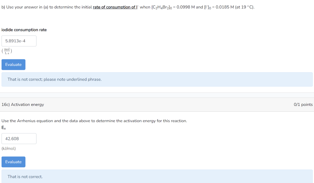 Solved 16a) Comprehensive problem 1/1 points The reaction | Chegg.com