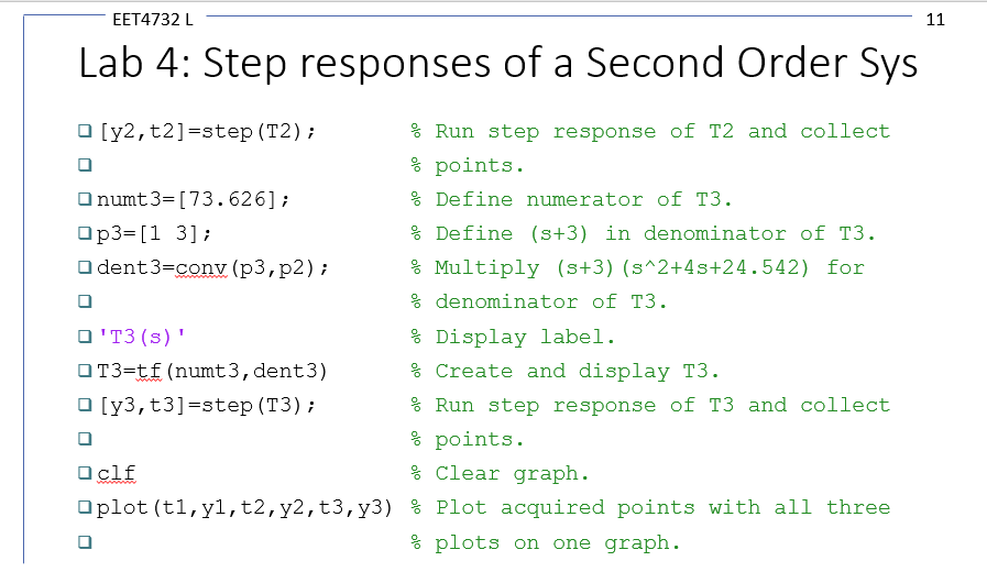 Solved Proceed with the Example of step response of 3 | Chegg.com