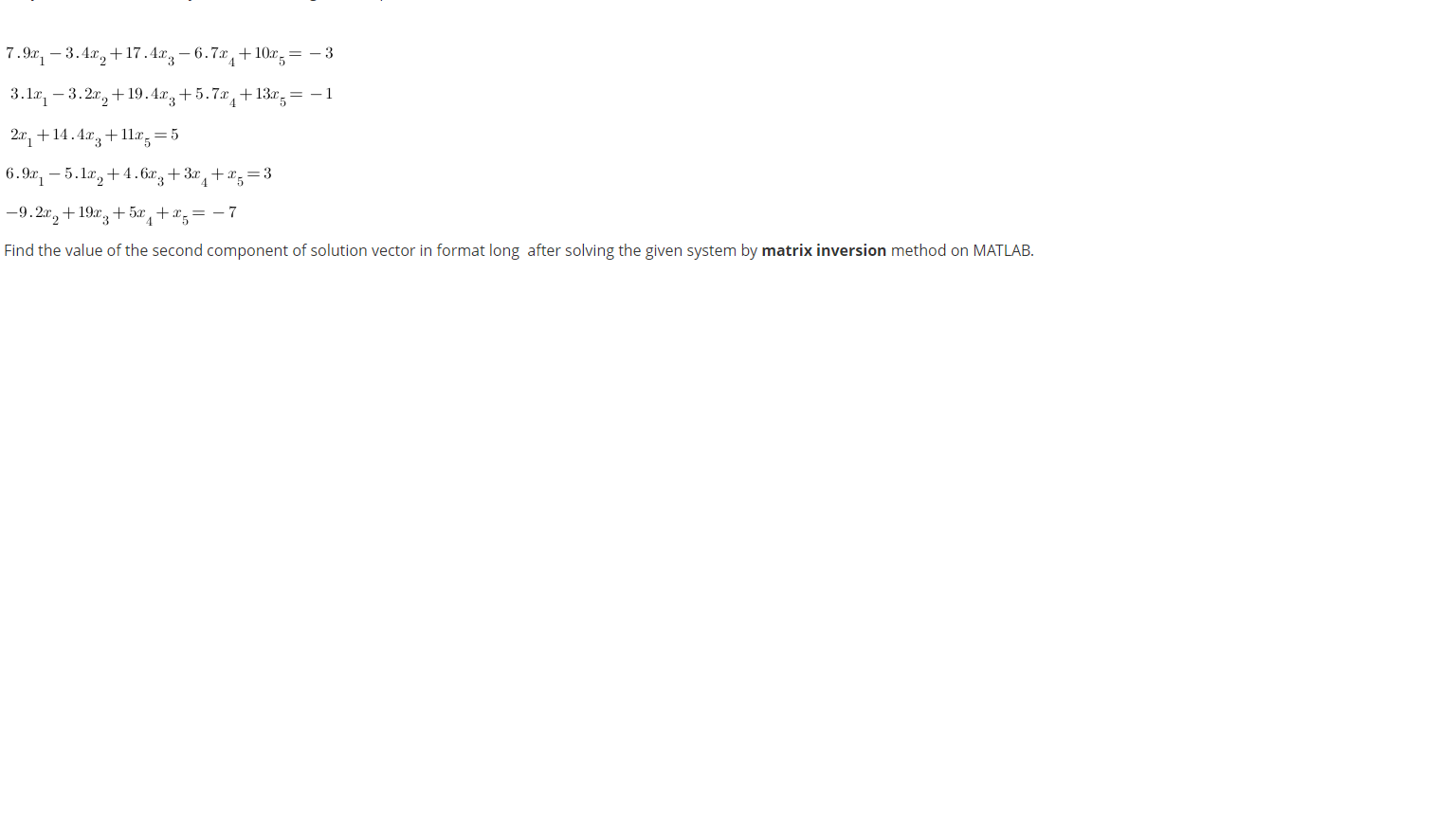 Solved 7.9x2 – 3.4.1, +17.42; -6.724 +1025 = – 3 3.12, | Chegg.com