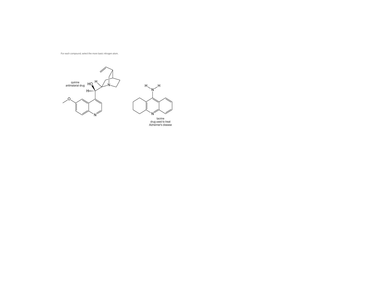 Solved For each compound, select the more basic nitrogen | Chegg.com
