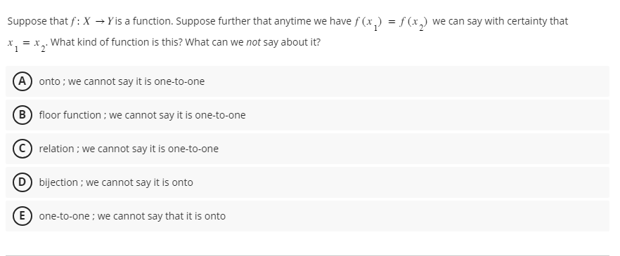 Solved Suppose that f:X→Y is a function. Suppose further | Chegg.com