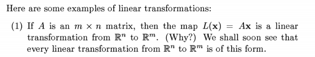 Solved * (2) Show that multiplication by a fixed mxn matrix | Chegg.com