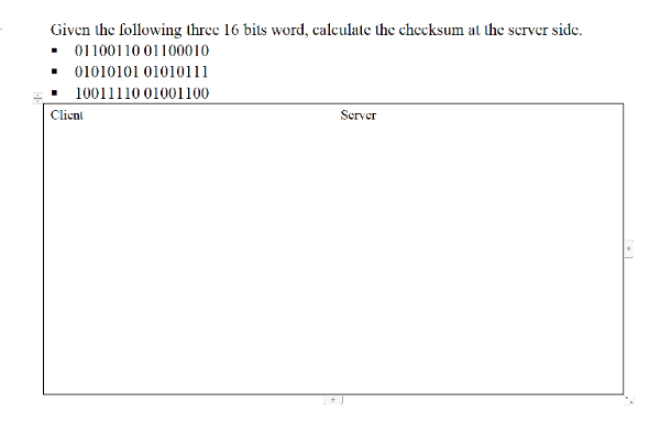Solved Given the following three 16 bits word, calculate the | Chegg.com