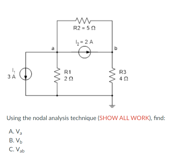 Solved Using the nodal analysis technique (SHOW ALL WORK), | Chegg.com