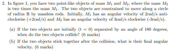 Solved 1) Can angular momentum be conserved when external | Chegg.com