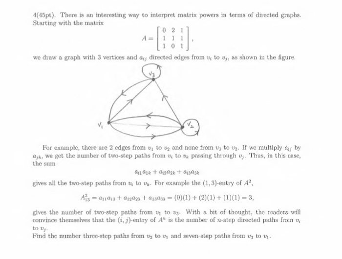 Solved There Is An Interesting Way To Interpret Matrix