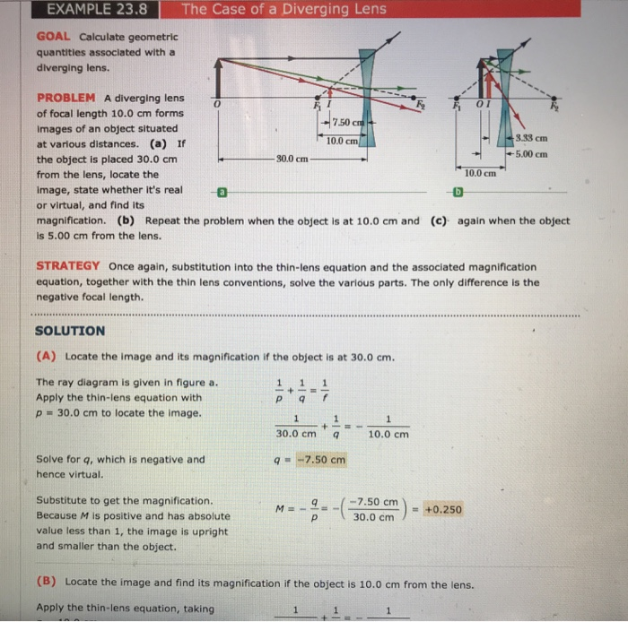 Lens Equation Problems Worksheet with Answers Lens Equation Problems Worksheet with Answers