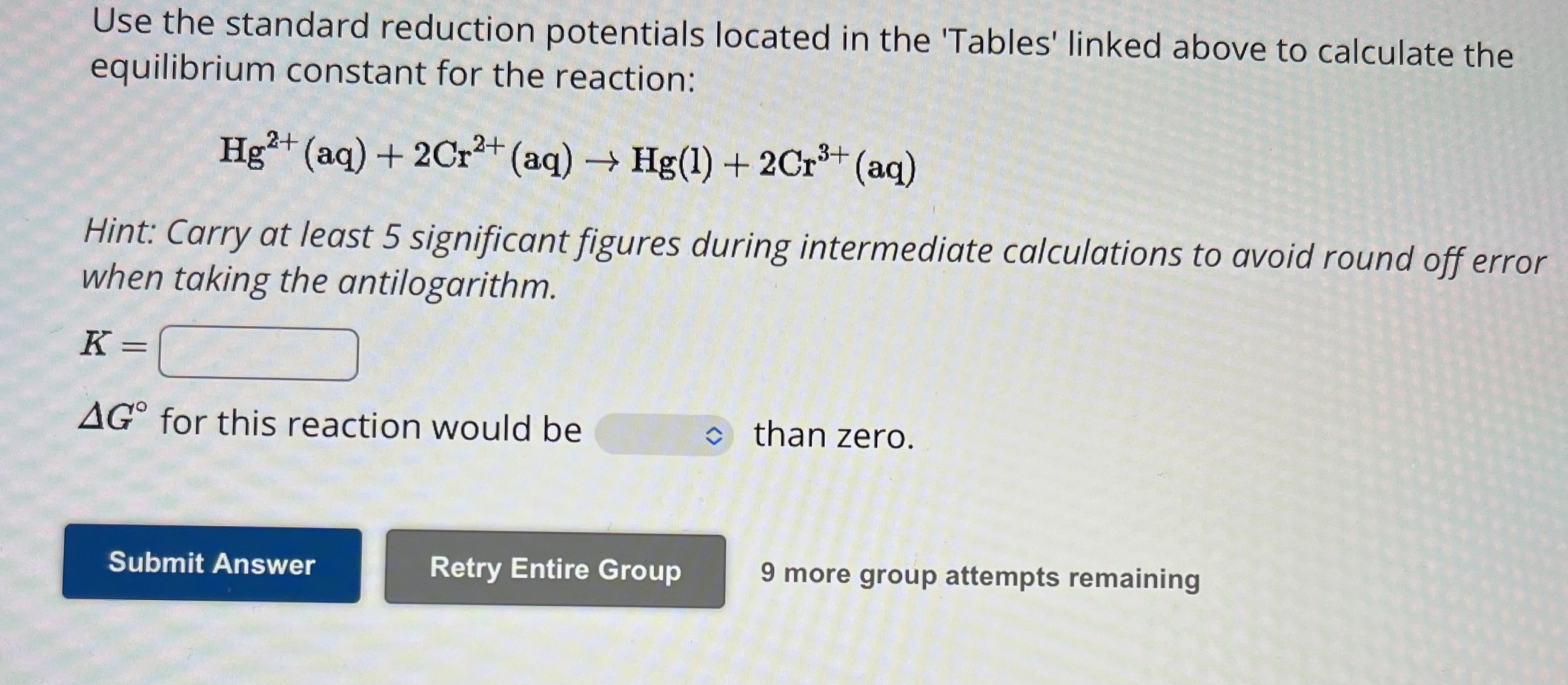 Solved Use the standard reduction potentials located in the | Chegg.com