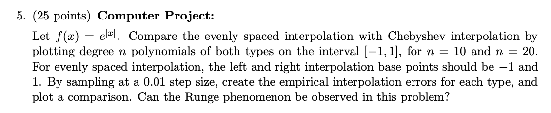 Solved I am solving question 5 in Matlab by creating a | Chegg.com