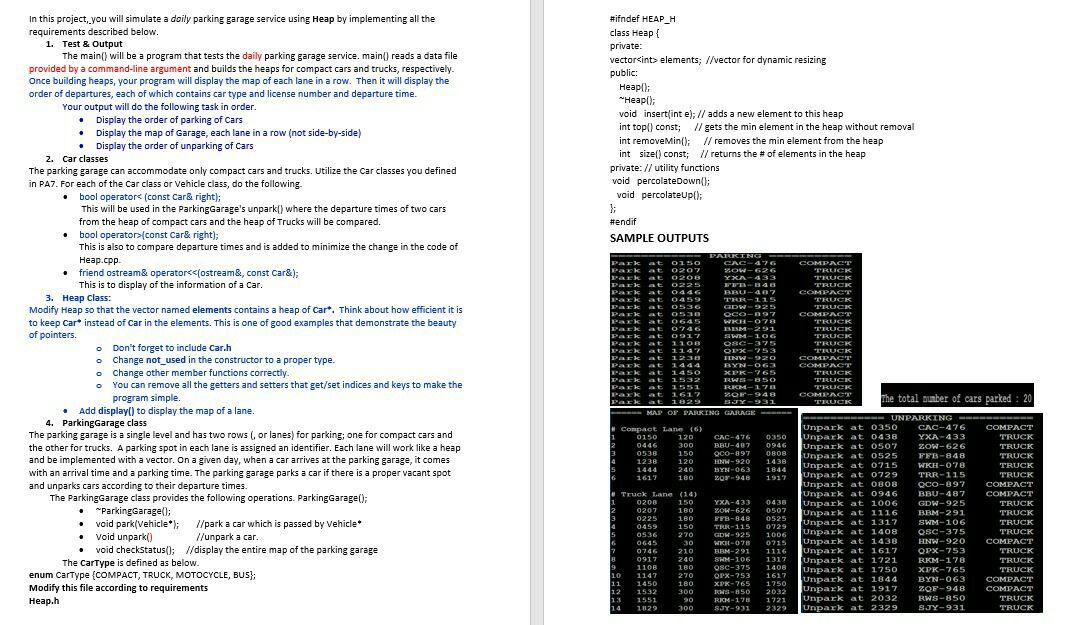Solved a #ifndef HEAP_H class Heap { private vector | Chegg.com