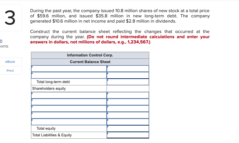 Solved 3 The following table presents the long-term | Chegg.com