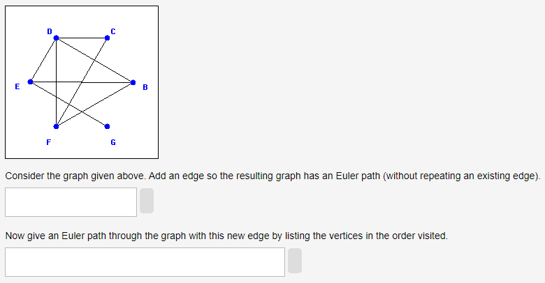 Solved Consider the graph given above. Add an edge so the | Chegg.com