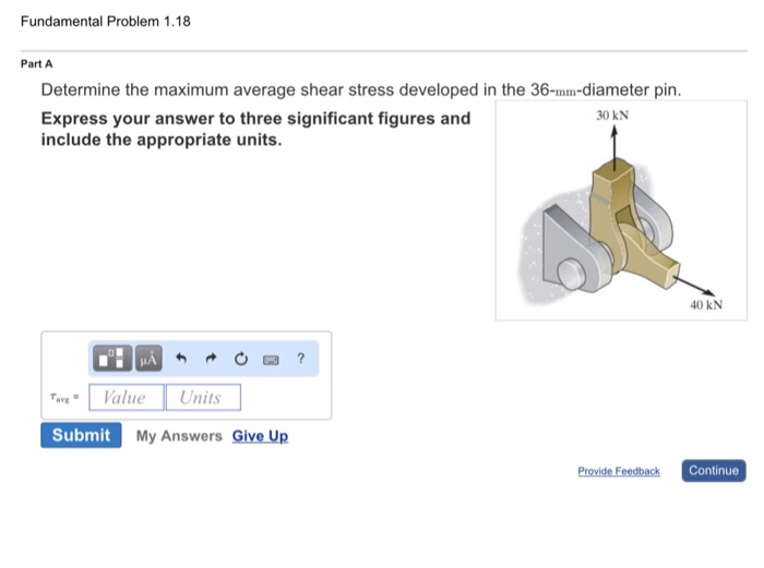Solved Determine the maximum average shear stress developed | Chegg.com