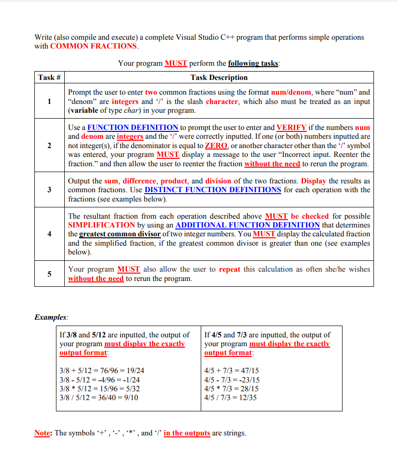 Solved Write (also compile and execute) a complete Visual | Chegg.com