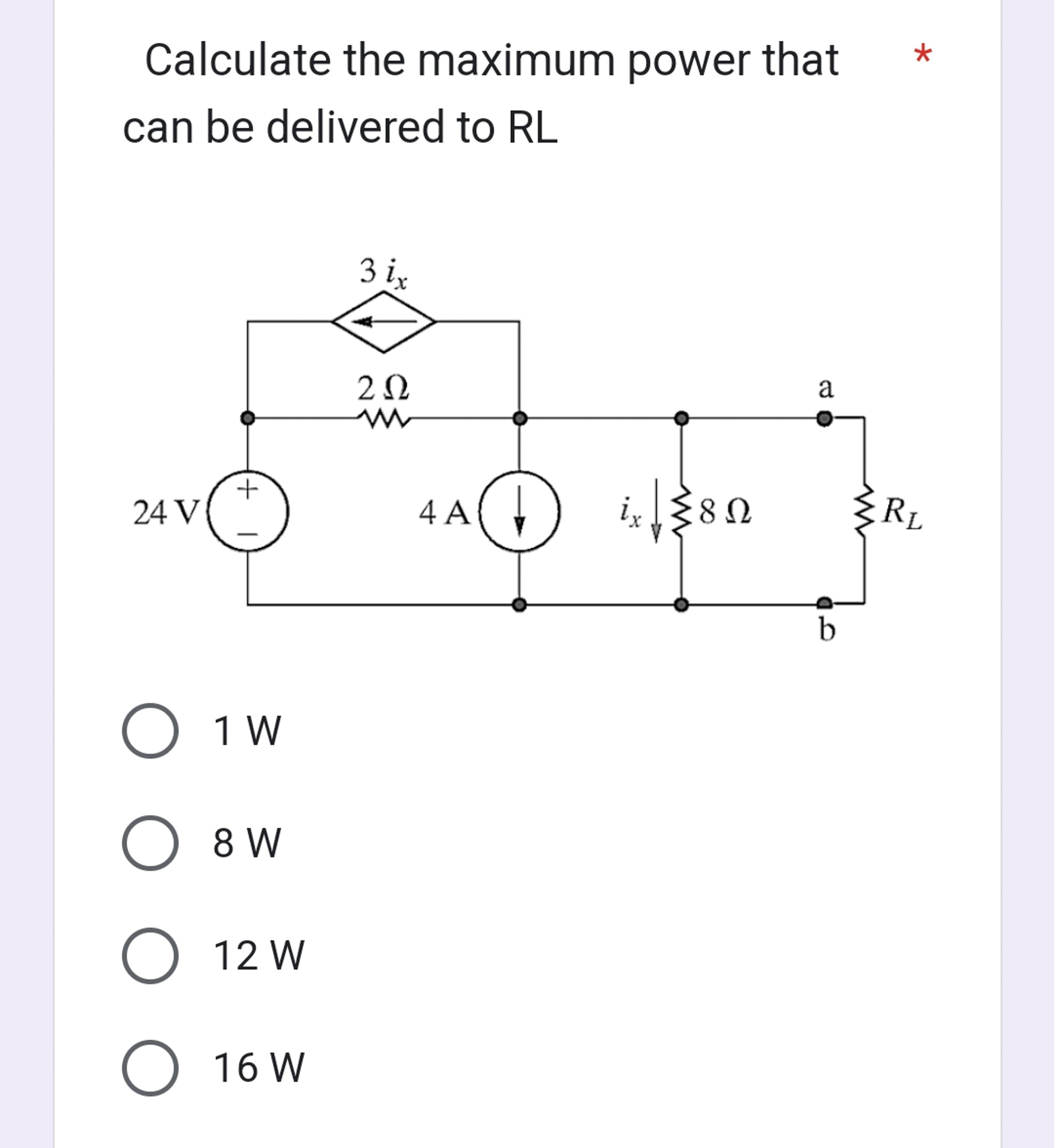Solved Calculate the maximum power thatcan be delivered to | Chegg.com
