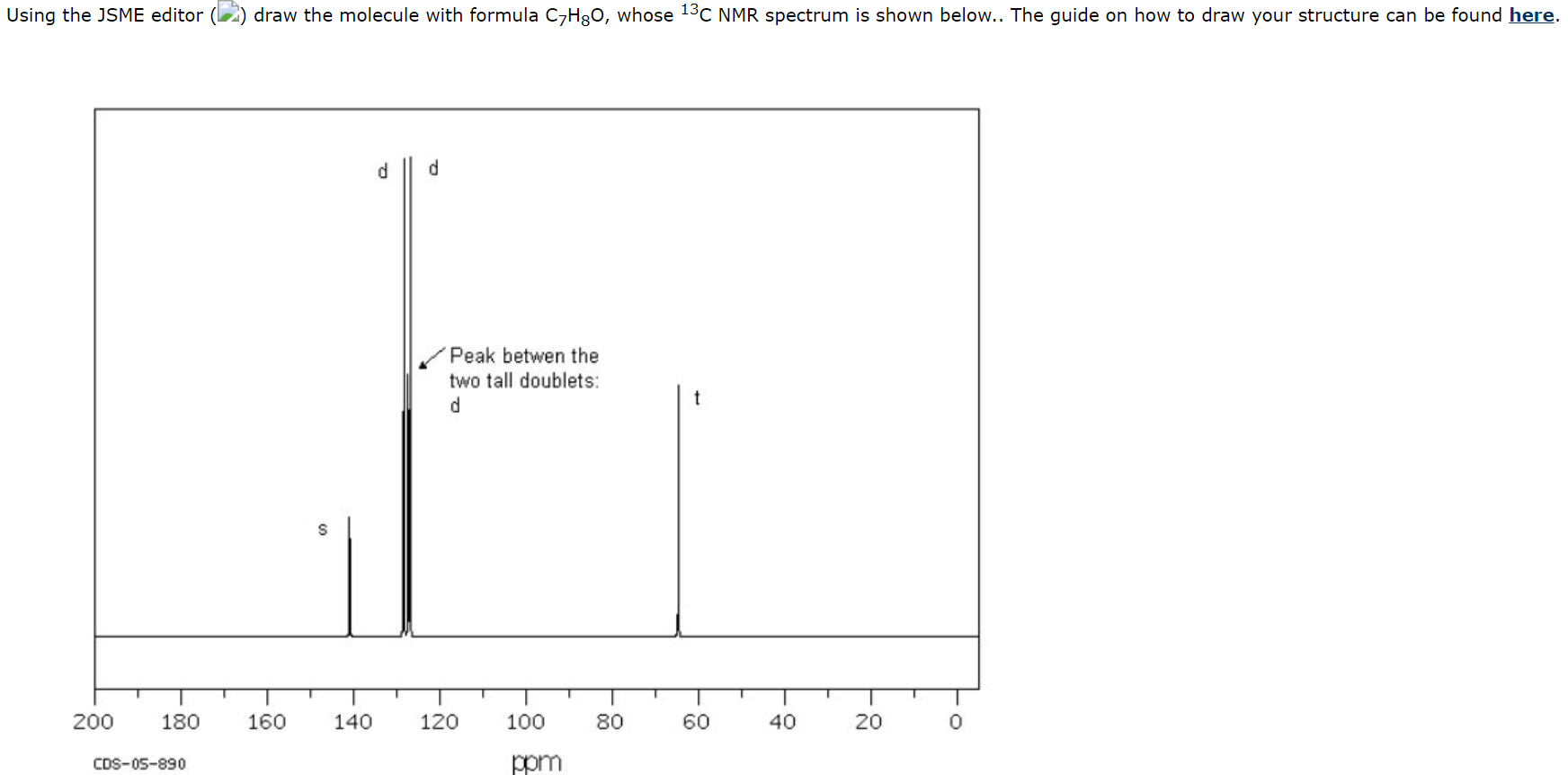 Solved Using the JSME editor (a) draw the molecule with | Chegg.com