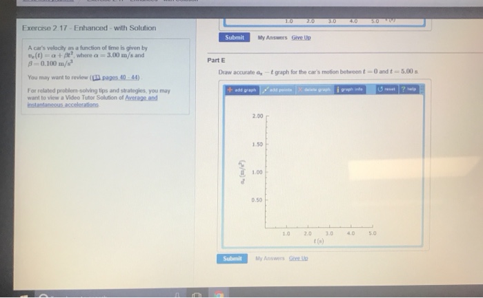 Solved Exercise 2.17-Enhanced- with Solution A1に5.00 s, as = | Chegg.com
