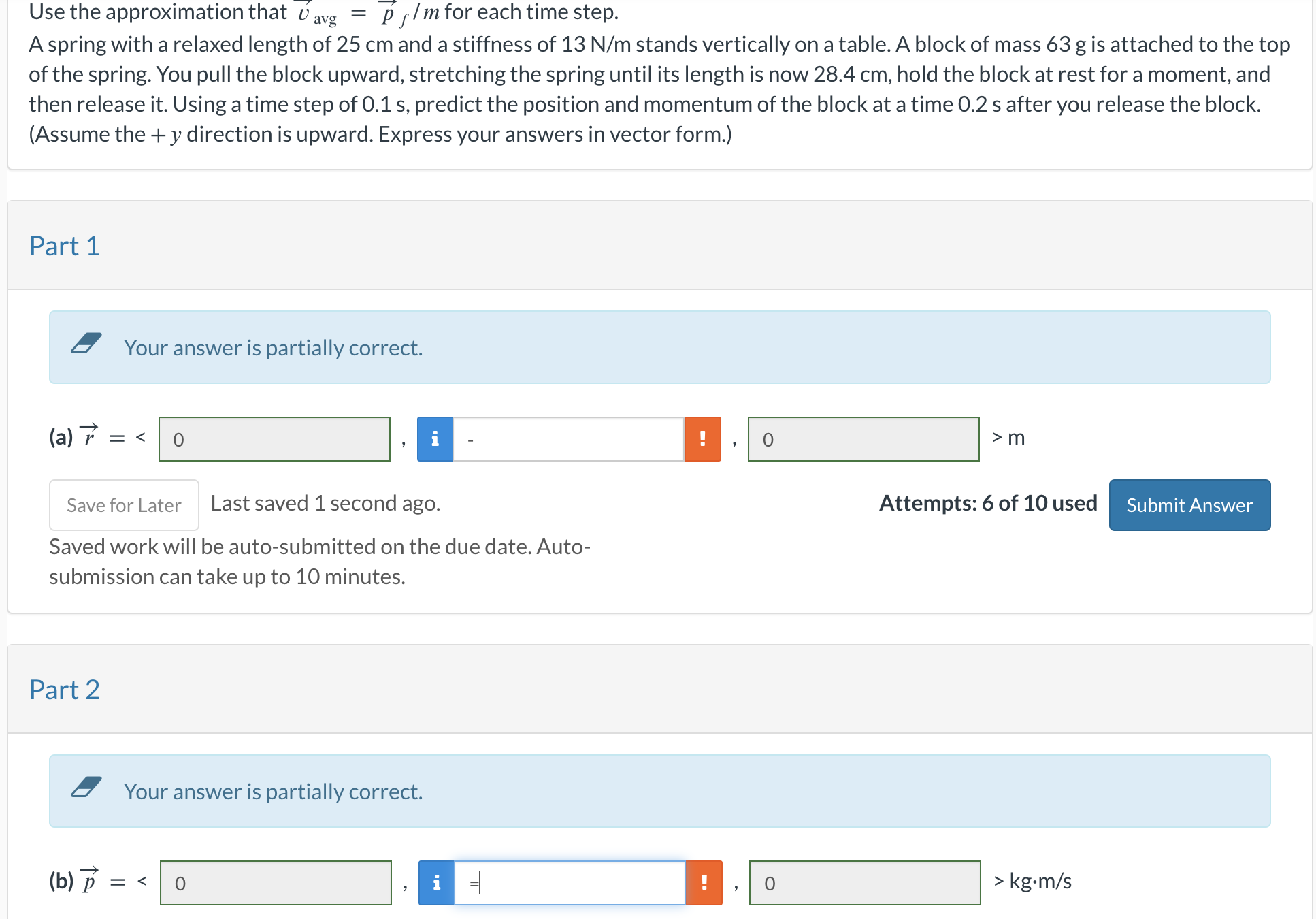 Solved Use the approximation that vec(v)avg =vec(p)fm ﻿for | Chegg.com