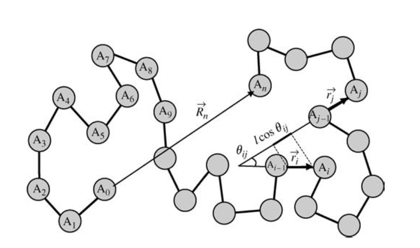 Solved Calculate the end vector and mean square end distance | Chegg.com