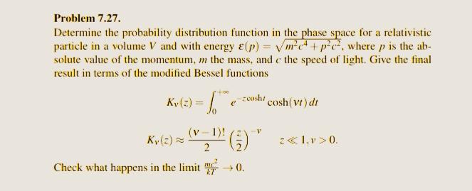 Solved Problem 7.27. Determine the probability distribution | Chegg.com