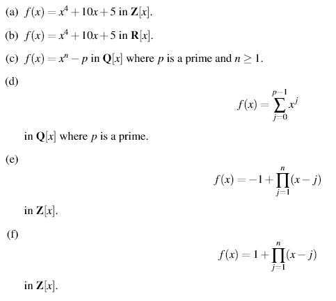 Determine with proof whether the following | Chegg.com